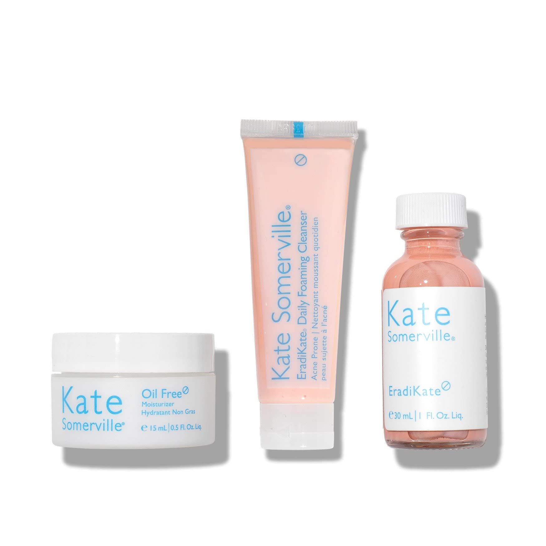 Kate Somerville EradiKate Try Me Kit - Clinically Formulated Blemish Fighters - 3-Piece Skin Care Set