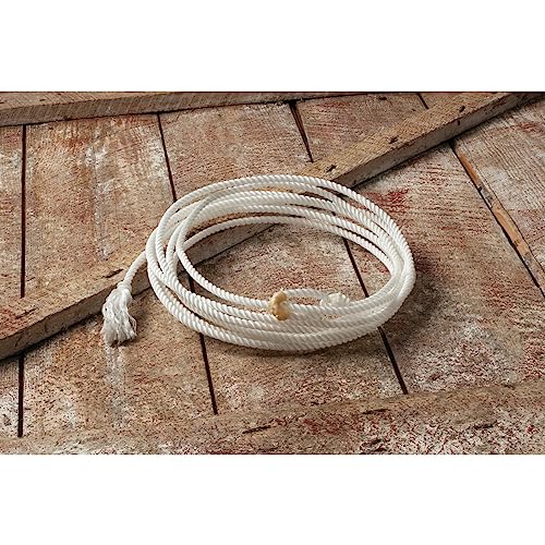 Weaver Leather Kid's Waxed Nylon Rope , Natural , 5/16" x 20'
