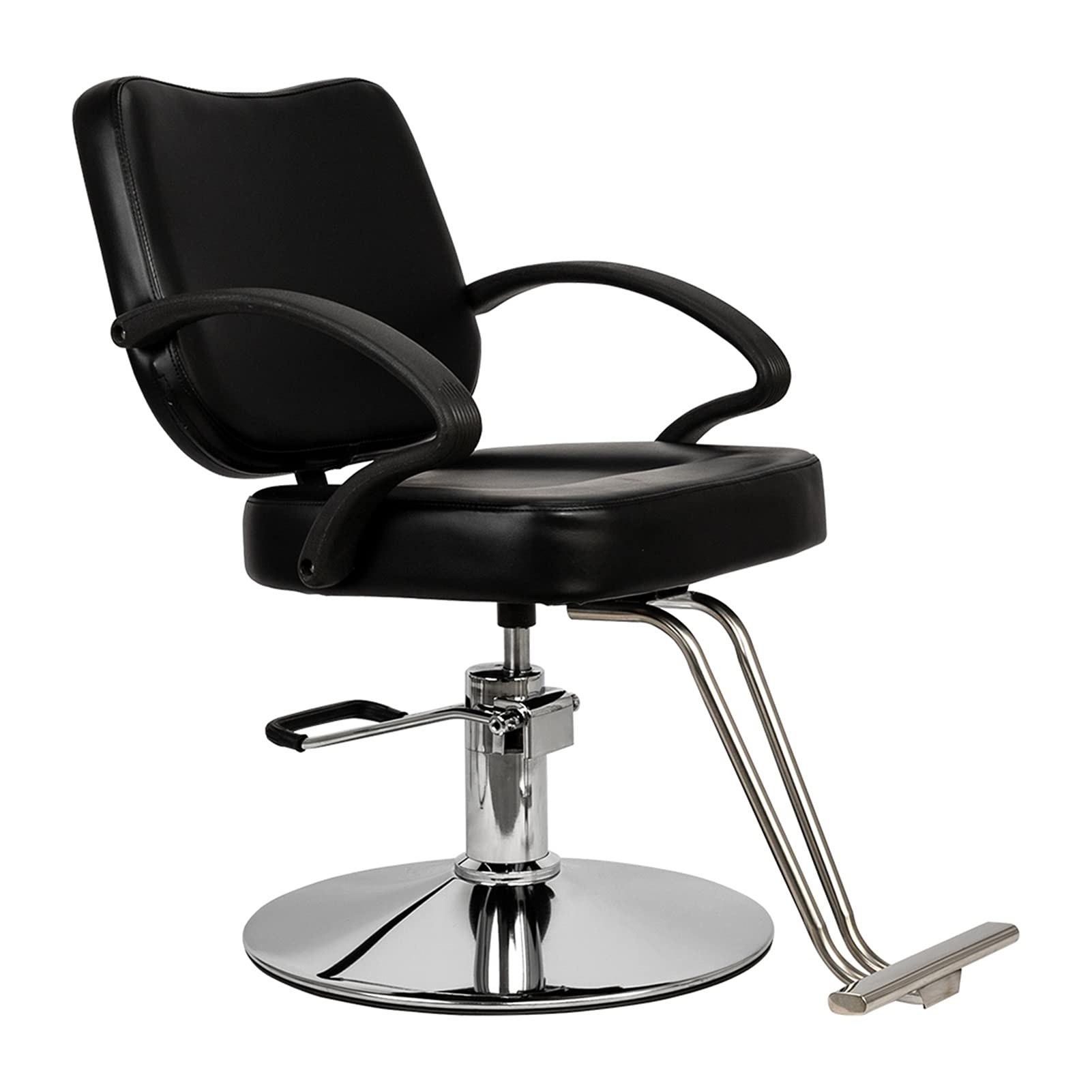 LLAMN Hair Salon Barber Lady Barber Chair Hairdressing Chair Black