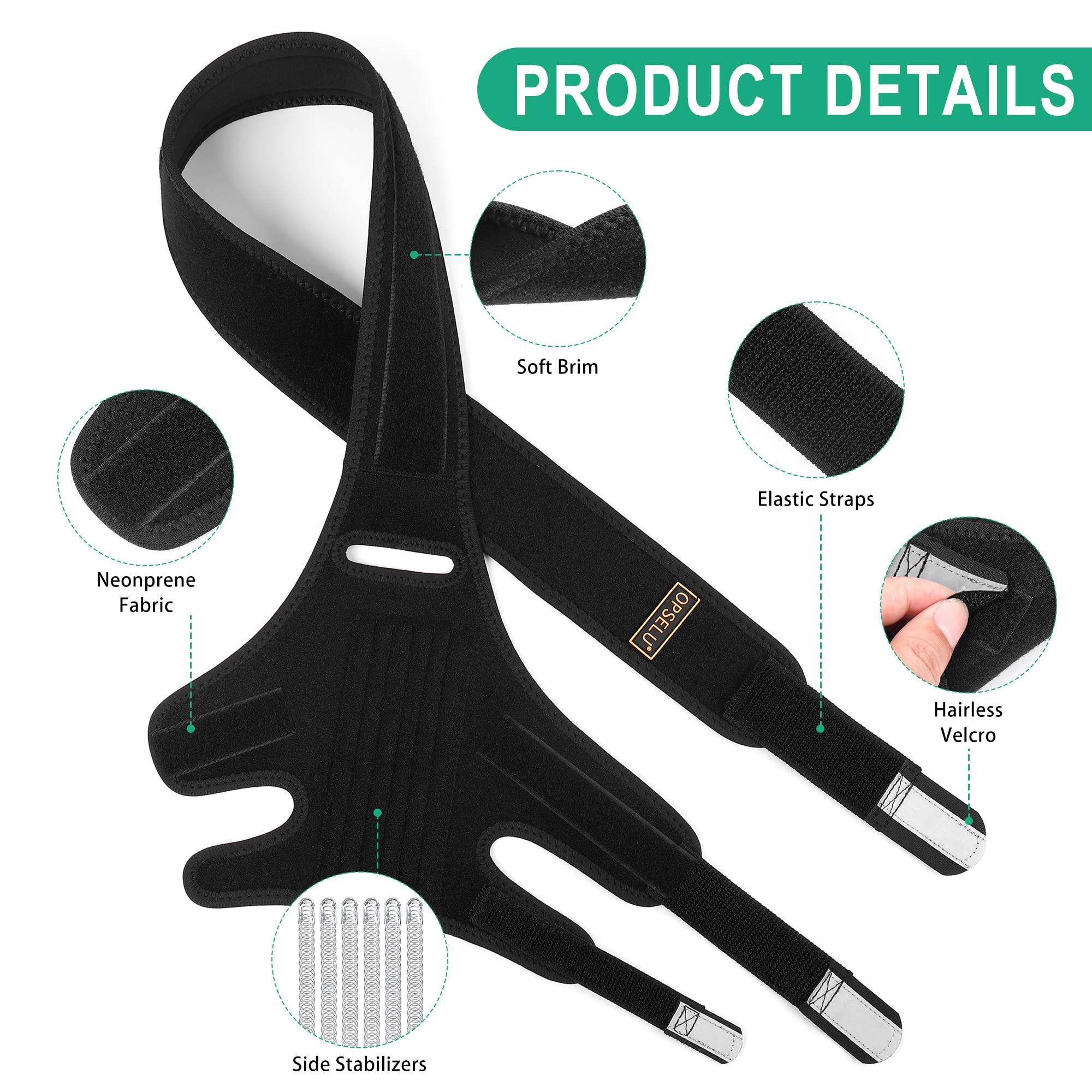 OPSELU Dog Knee Brace for Torn ACL Hind Leg with Side Stabilizers,Knee Cap Dislocation, Arthritis - Keeps The Joint Warm and Stable - Extra Support - Reduces Pain and Inflammation (S)