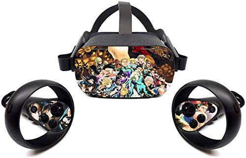 Hero Manga Vinyl Skin Sticker Decal Cover for Oculus Quest Headset and Controllers by ok anh yeu