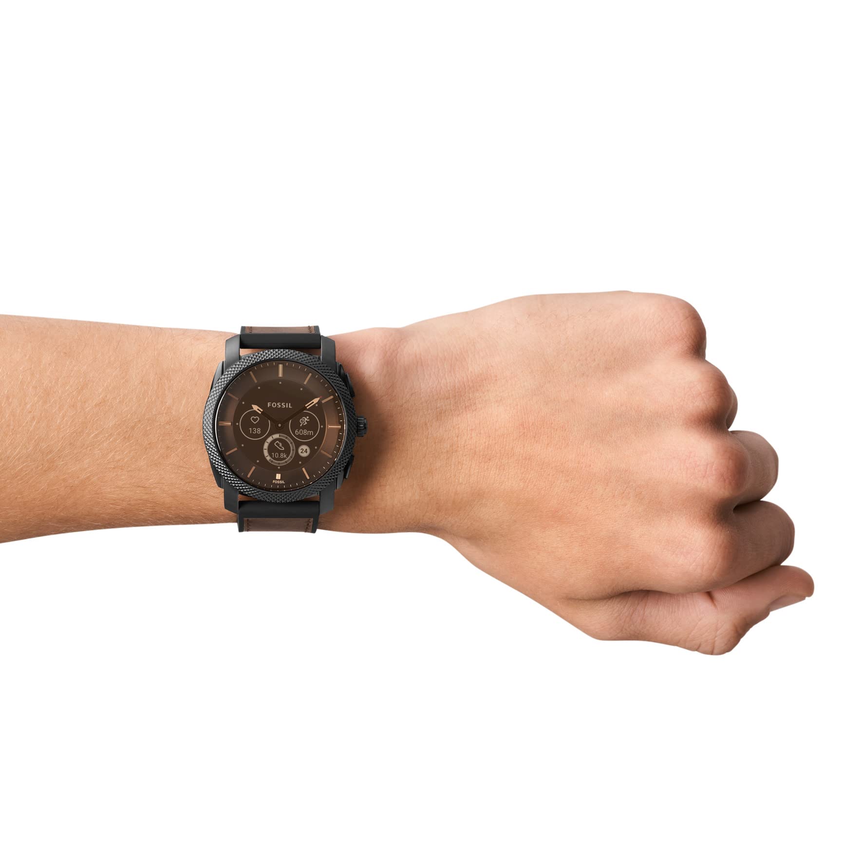 Fossil Machine Gen 6 Hybrid Smartwatch with Alexa Built-in, Heart Rate, Activity Tracking, Blood Oxygen and Smartphone Notifications