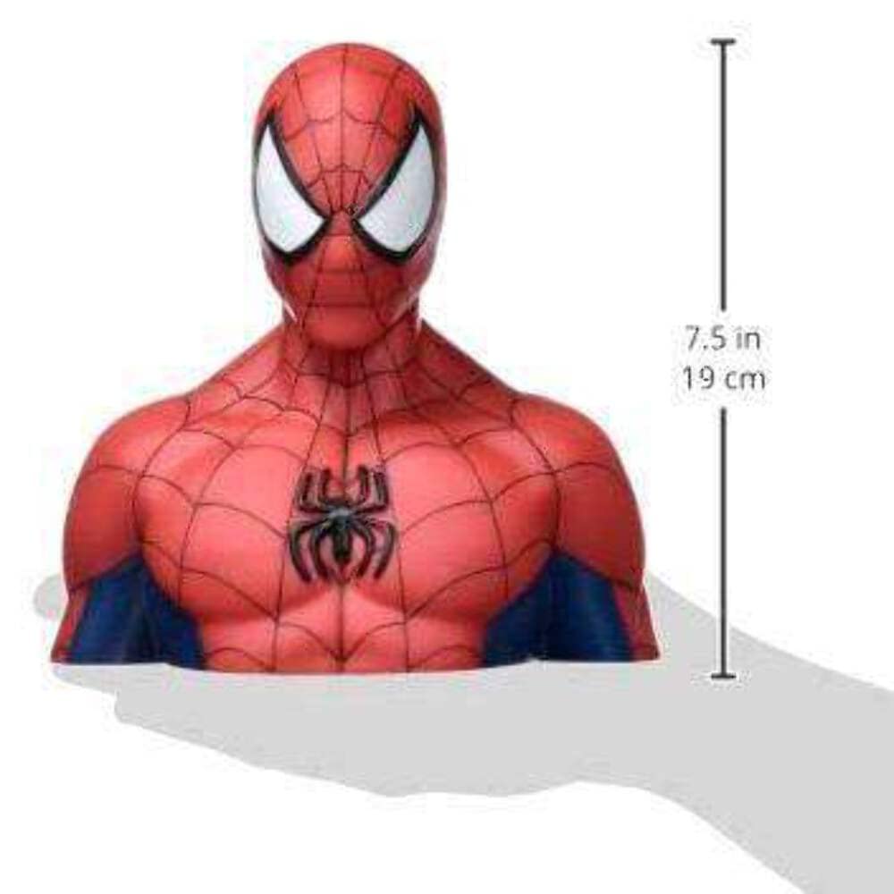 Semic Distibution BBSM001 Marvel Other Spiderman Spider-Man Piggy Bank 19Cm, Multi-Coloured