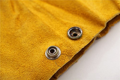 Joyutoy 24" Welders Sleeve Leather, Brown with Shoulder Extension,Heat Resistant (Sleeves 3)