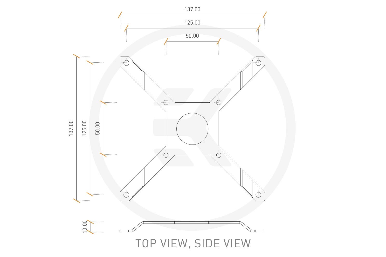 EKWB EK-UNI Holder DDC Spider (140mm Fan)
