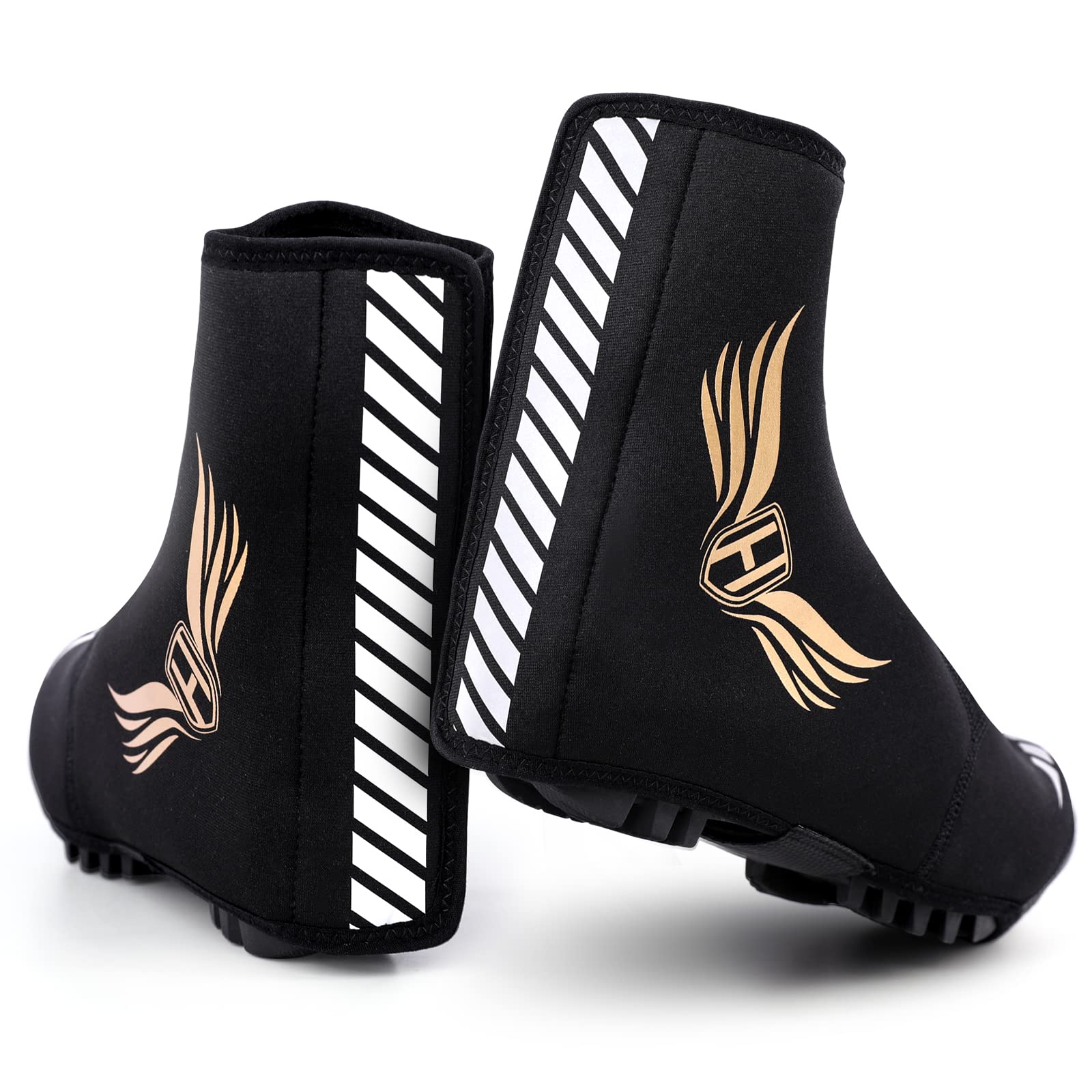 Hikenture Cycling Shoe Covers, Water-Resistant Cycling Overshoes for Winter