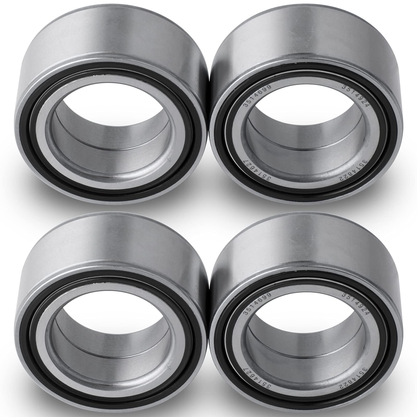 Front and Rear Wheel Bearings Replacement for Polaris RZR 900 1000 4 S XP Ranger Turbo Replace Part Number 3514822 3514699 3514924 3514627