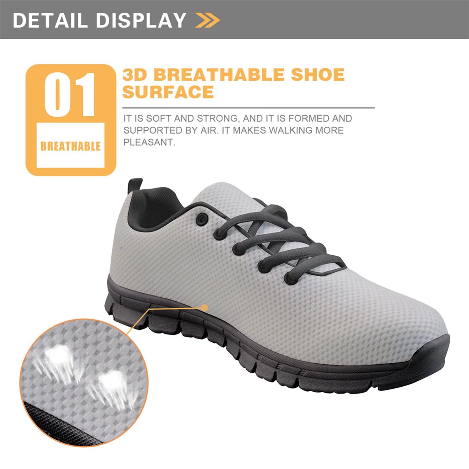 Forchrinse Red White Dog Paw Print Women’s Running Tennis Shoes Cute Walking Train Shoes Lightweight Comfortable