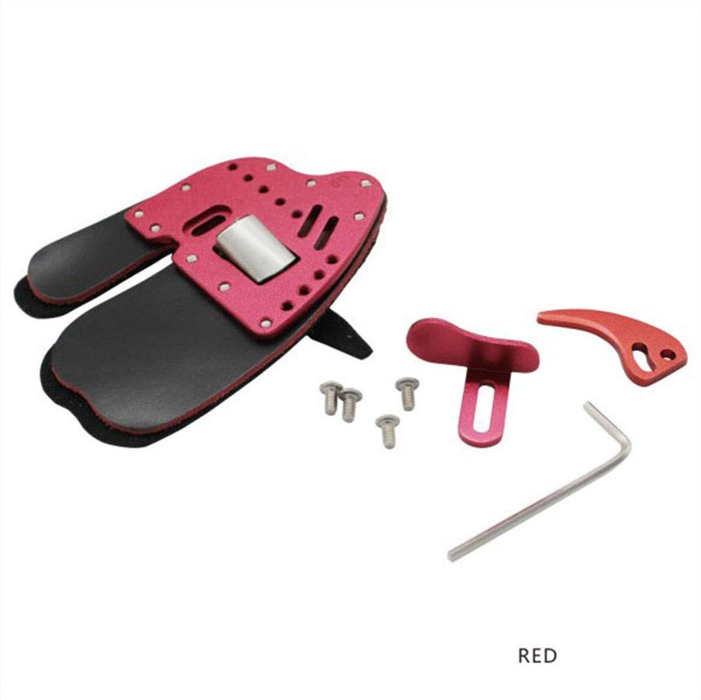 DECUT Left Hand Archery Finger Tab HOCKII Archery Finger Guard Protection Pad Glove Tab for Bow Finger Protector Arrow Accessory