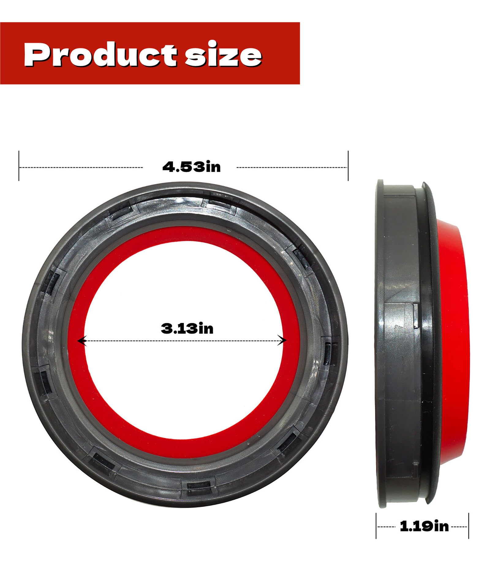 Dust Bin Top Fixed Sealing Ring Replacement for Dyson V11 V15 SV14 SV15 SV22 ,Dyson Vacuum Replacement Parts Replace 970050-01 965443-01