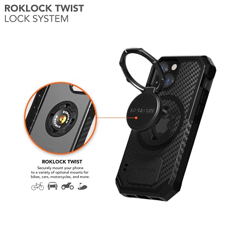 Rokform - iPhone 13 Mini Rugged Case + Low Pro Magnetic Phone Mount