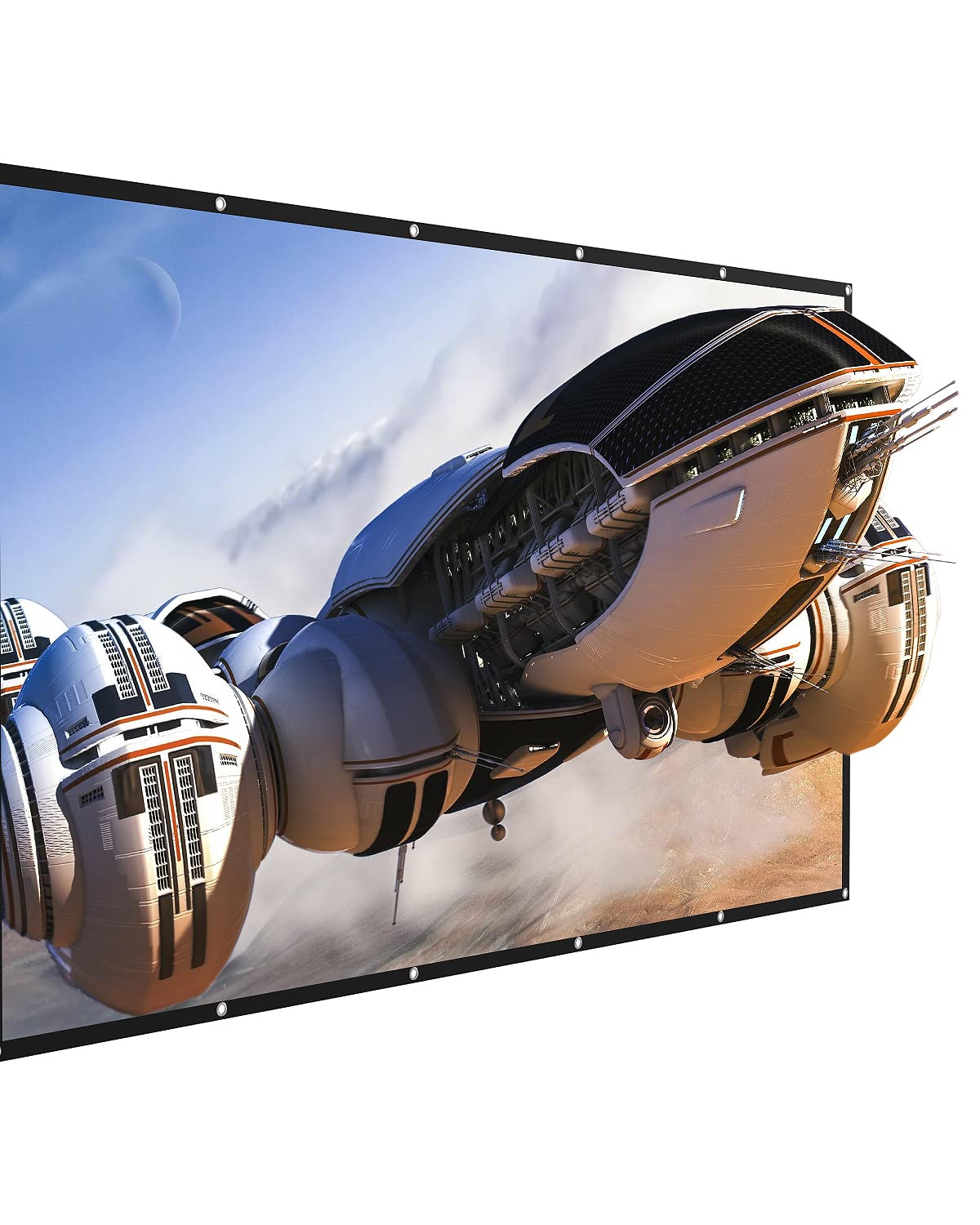 ETOE E3 Pro Projector White with 100'' Screen