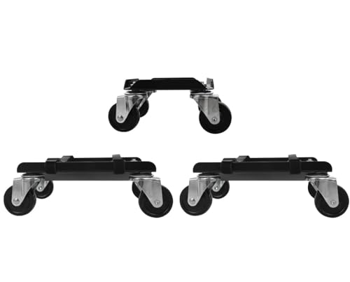 MaxxHaul 50906 Snowmobile Moving Dolly Set, 1500lbs Load Capacity V-Slide Anti-Slip Rubber Pads Straps Firmly Attaching on Skis