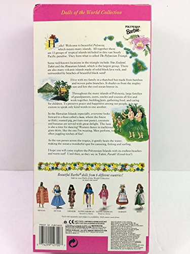 Special Edition Polynesian Barbie Dolls of the World Collection