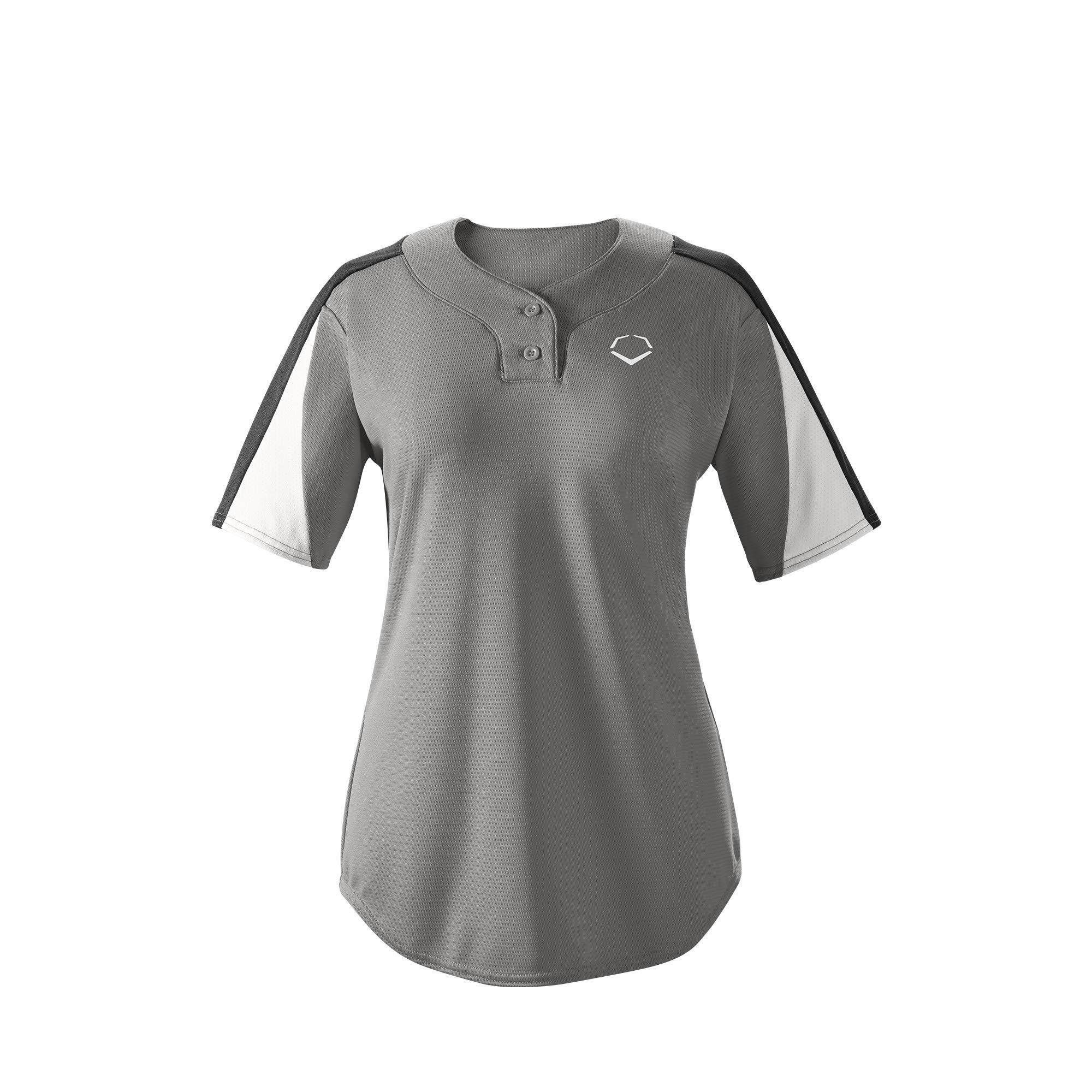 EvoShield Women's E601 2 Button Placket Pullover, Charcoal - Medium
