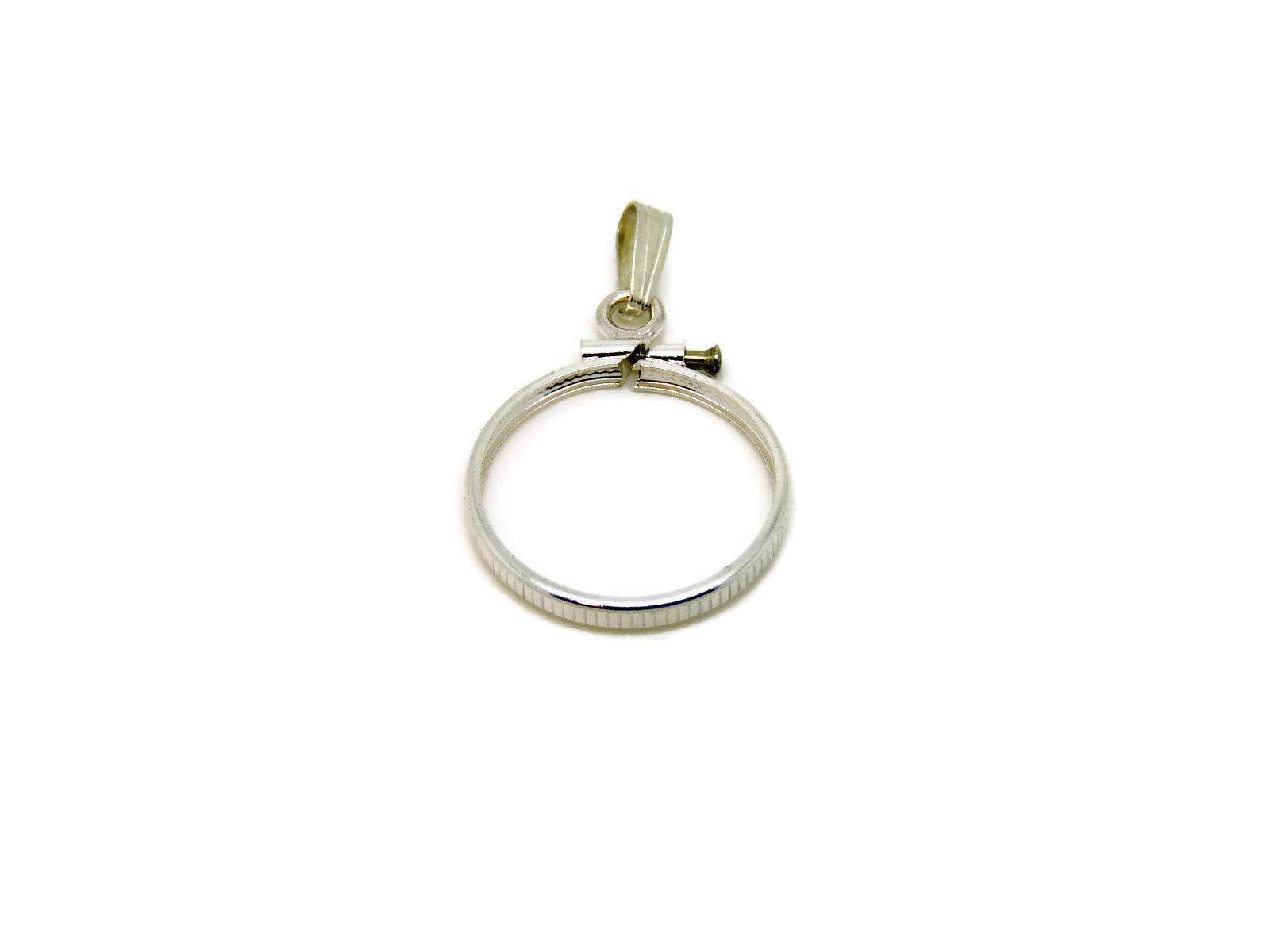 DIY Jewelry: Sterling Silver Bezel for Half Dollar Coins β Easy to Use Pendant/Charm/Necklace Setting