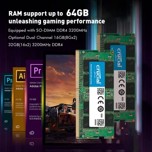 TRIGKEY AMD Ryzen 7 Mini PC, 5800H (Up to 4.4 GHz) 8Core 16Thread S5 Gaming Mini Desktop, Micro Computer, 16GB | 500GB, Small Gaming PC Supports 4K Triple Displays, WiFi 6+BT5.2, USB3.2/3.0