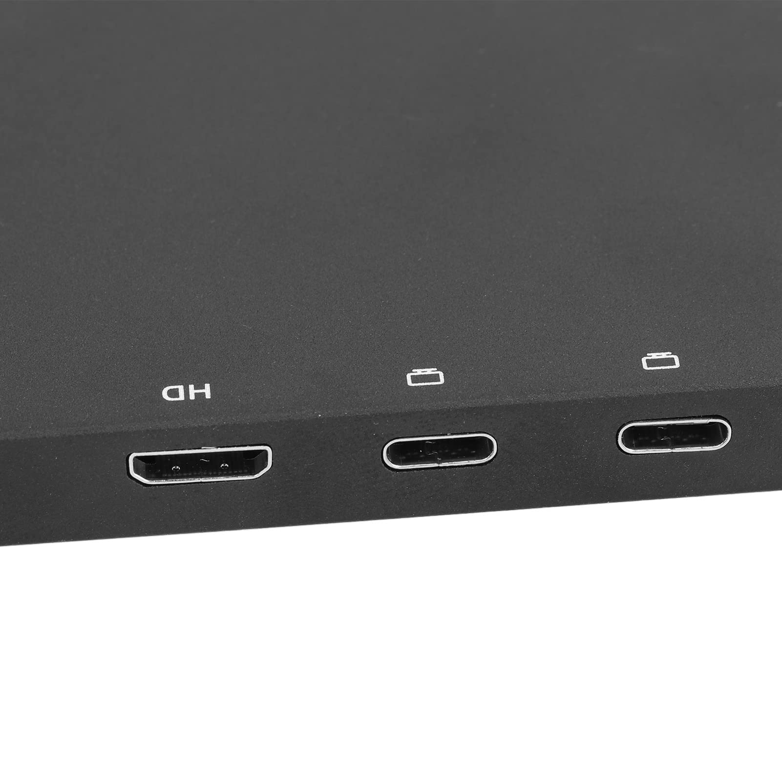 Lapotp Monitor, 100-240V IPS Touch Screen Monitor Support Same Screen Display Practical for Notebook Computer (US Plug)