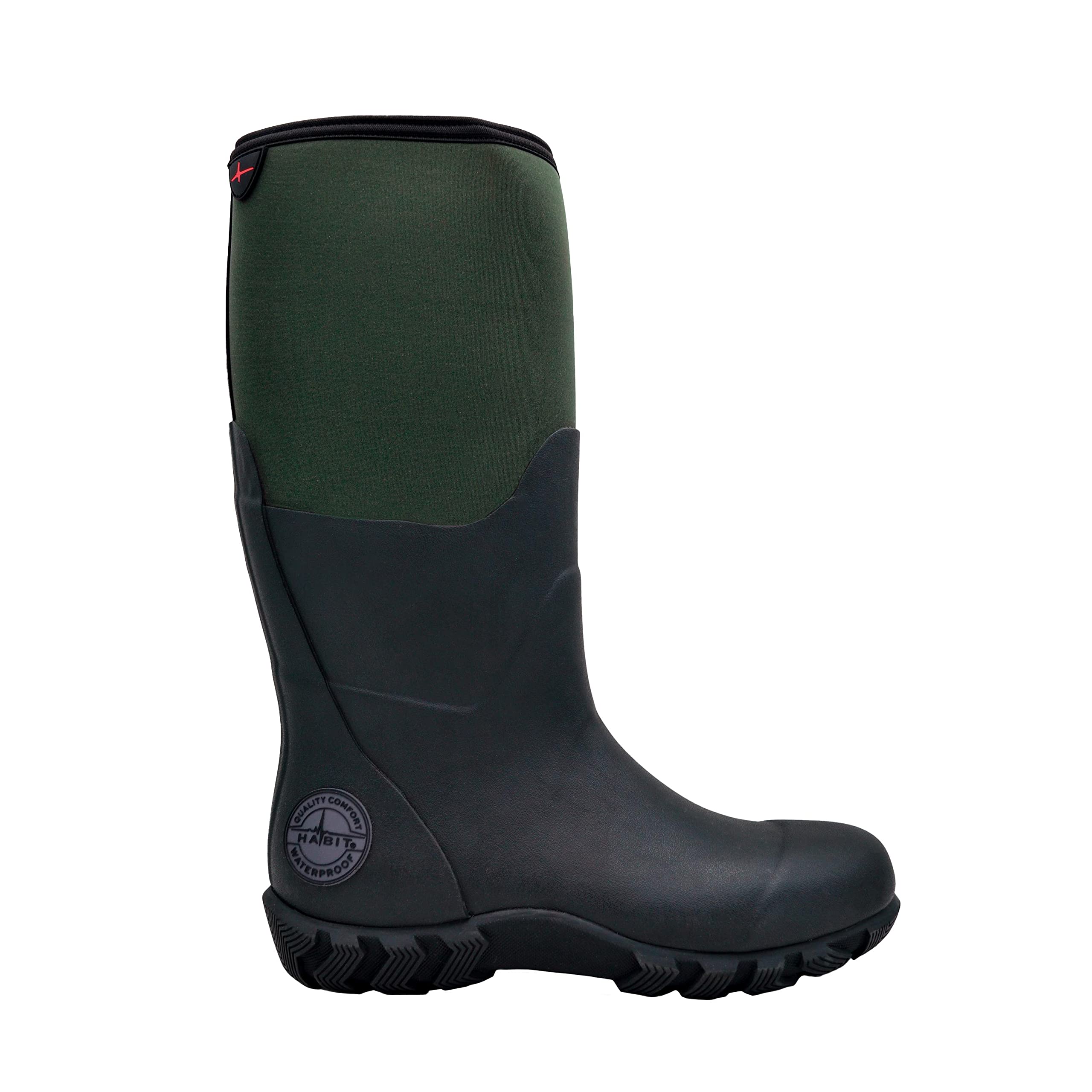 HABIT Men’s Waterproof All Weather Rubber Boot, Climbing Ivy, Size 11