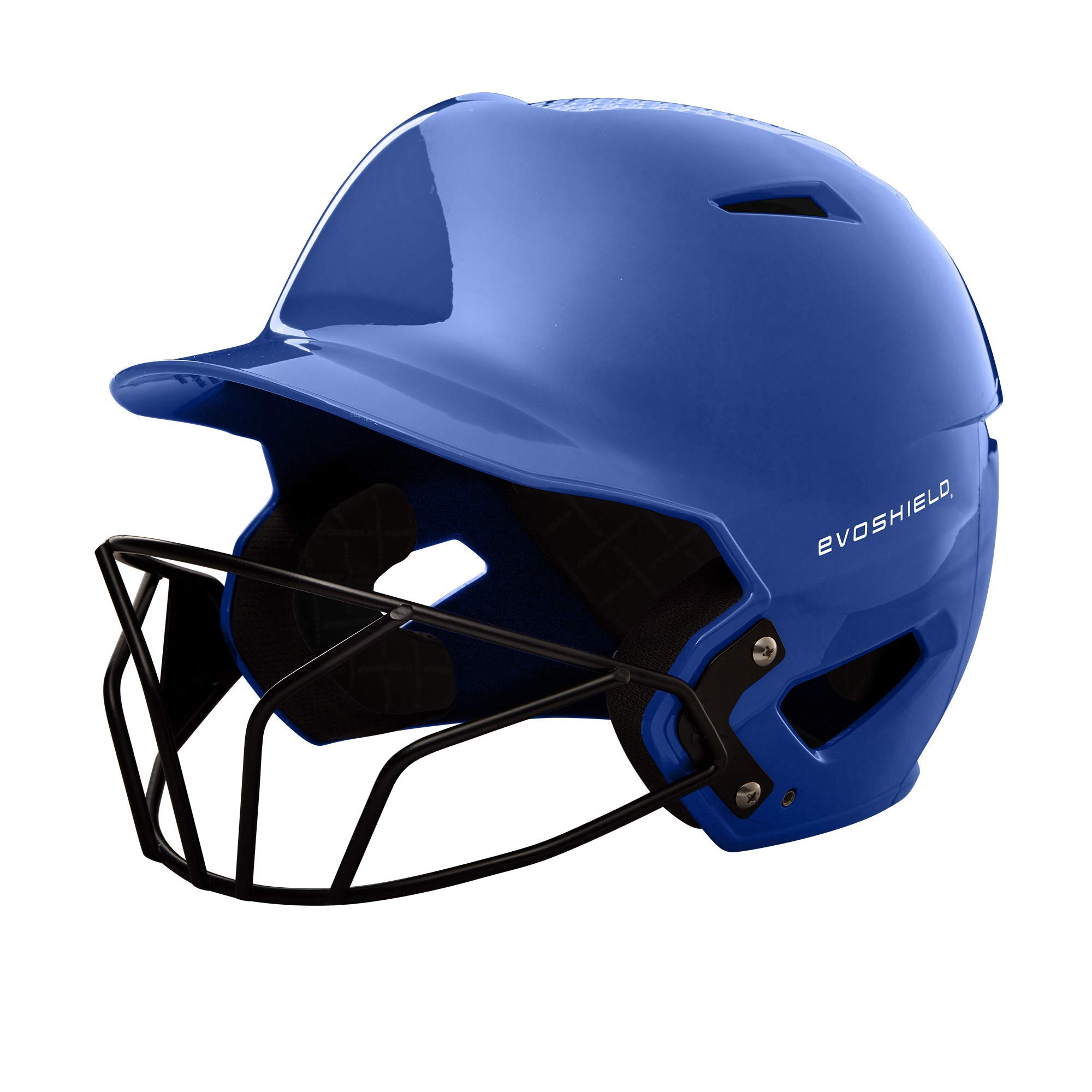 EvoShield XVT™ Luxe Fitted Batting Helmet with Softball Facemask - Black, XX-Large