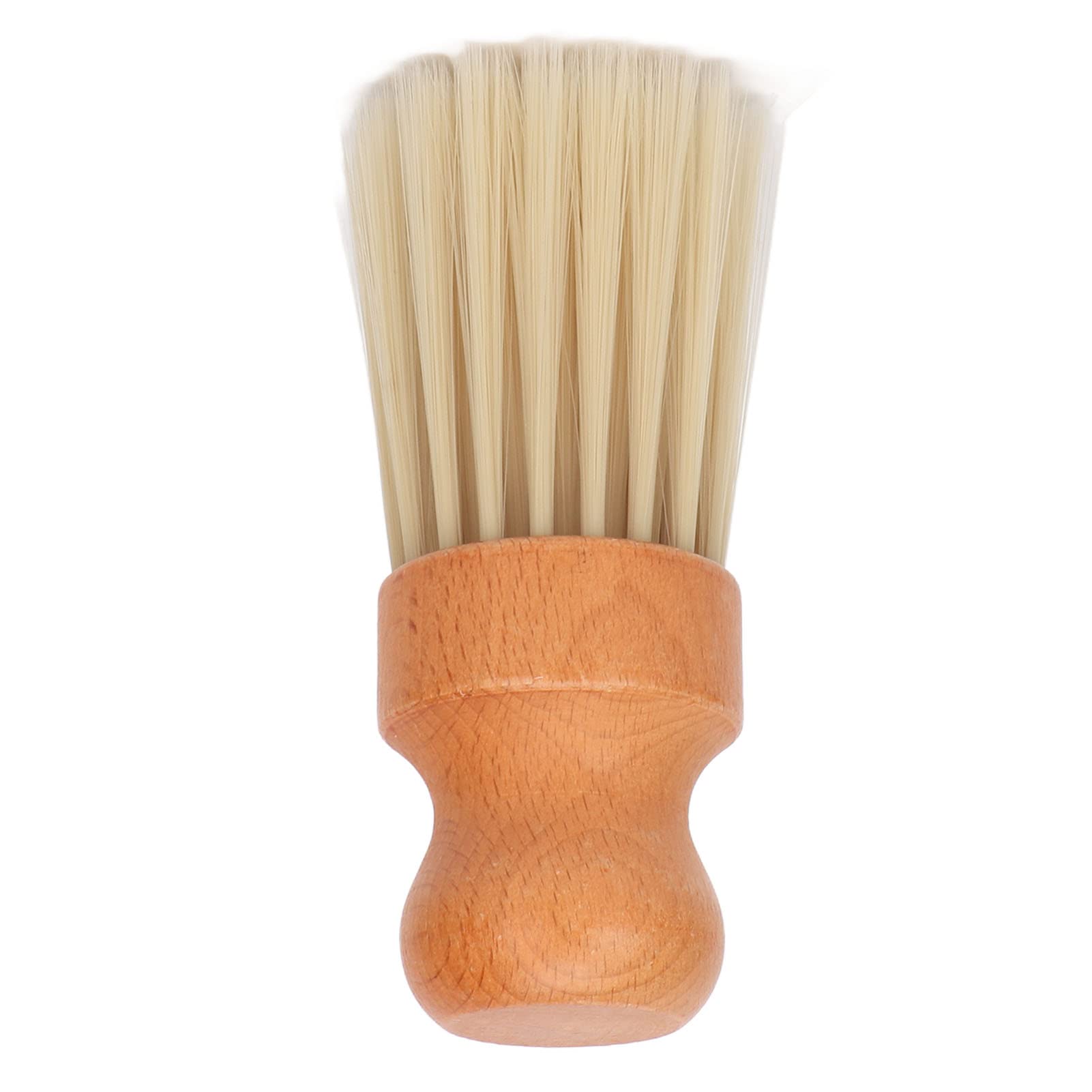 Men Shaving Brush, Practical Design Portable Compact Soft Bristles Durable Wearable Shaving Brush Wooden Handle for Dormitory
