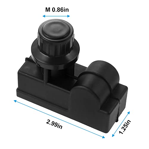 Hicello Push Button Control Switch Ignition, Automatic Ignition System, Control AA Battery Type Ignitor with Electrode Spark 11PCS