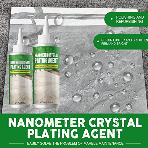 Nano Crystal Coating Agent for Tile &Furniture,Marble Nano Crystal-Plating Agent, Stone Crystal Plating Agent, Nano Crystal Plating Agent for Kitchen(50ml/3pcs)