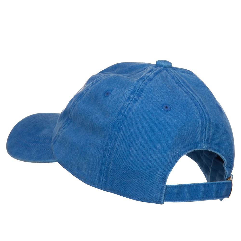 Duke Halloween Character Embroidered Dyed Unstructured Cap - Royal OSFM