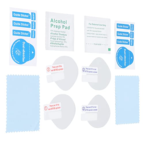 Kafuty-1 4Pcs VR Glasses HD Lens Protective Film for Oculus Quest 2, Scratch Proof, Sweat Proof, Dust Proof, Virtual Reality Glasses Accessories Lens Film Protective