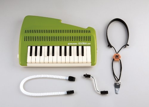 Suzuki A-25F 25-Key Andes Recorder-Keyboard with Mouthpiece and Strap