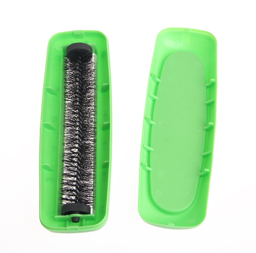 XISAOK Plastic Sweeper Carpet Table Single Brush Dirt Crumb Collector Cleaner Roller