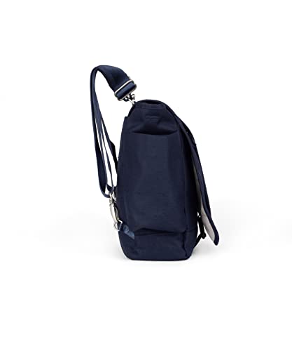 HAIKU To Go Convertible 2.0 Crossbody and Backpack Messenger-Style Travel Bag with Adjustable Shoulder Straps, Dual Pockets, Midnight