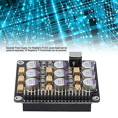 Kafuty-1 Power Filter Board for Raspberry Pi Power Filter Board, HiFi Expansion Module for Raspberry Pi DC 5V