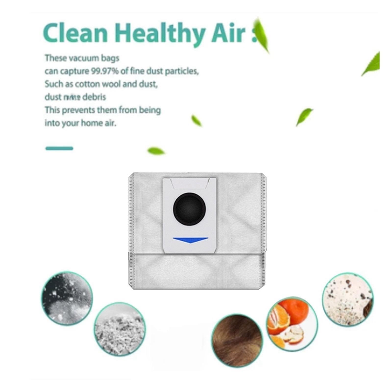 Dust Bag, Compatible with Ecovacs Deebot T20/T20MAX/T20PRO/X1 OMNI/T10 Omni/Turbo Robot Vacuum Cleaner Replacement Parts (Color : Set B)