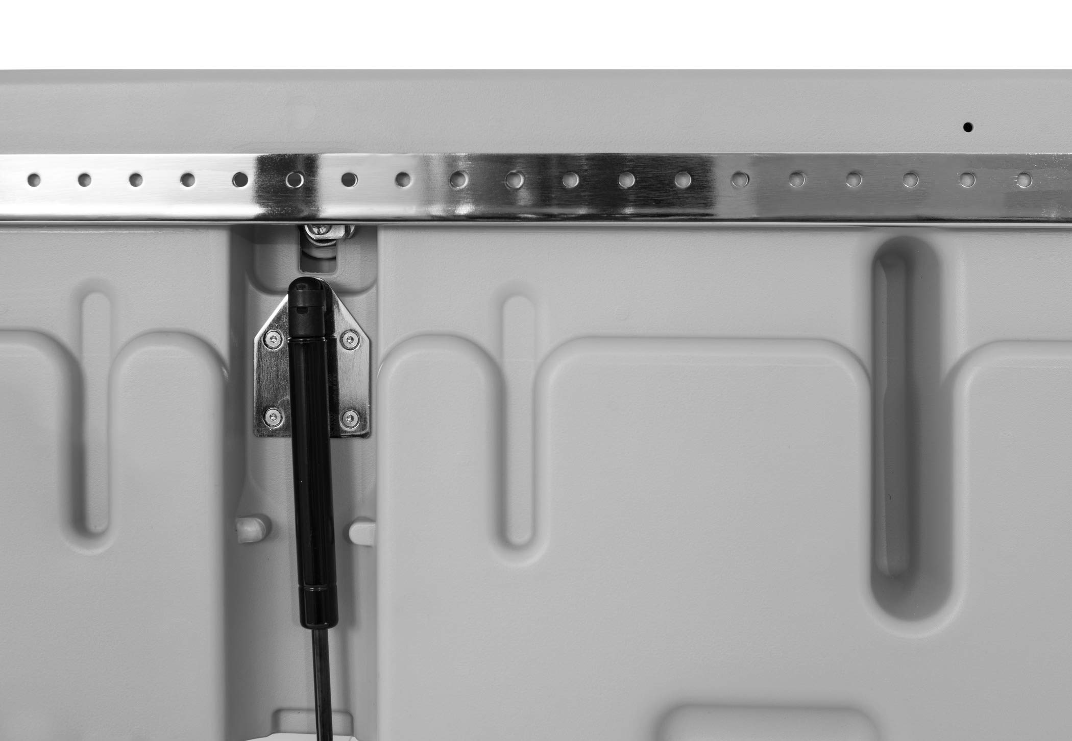 Foundations Ultra 200-EH Horizontal Wall-Mounted Baby Changing Station for Commercial Restrooms, High Density Polyethylene, Includes Safety Straps, Meets All Safety Standards, Made in The USA (Gray)