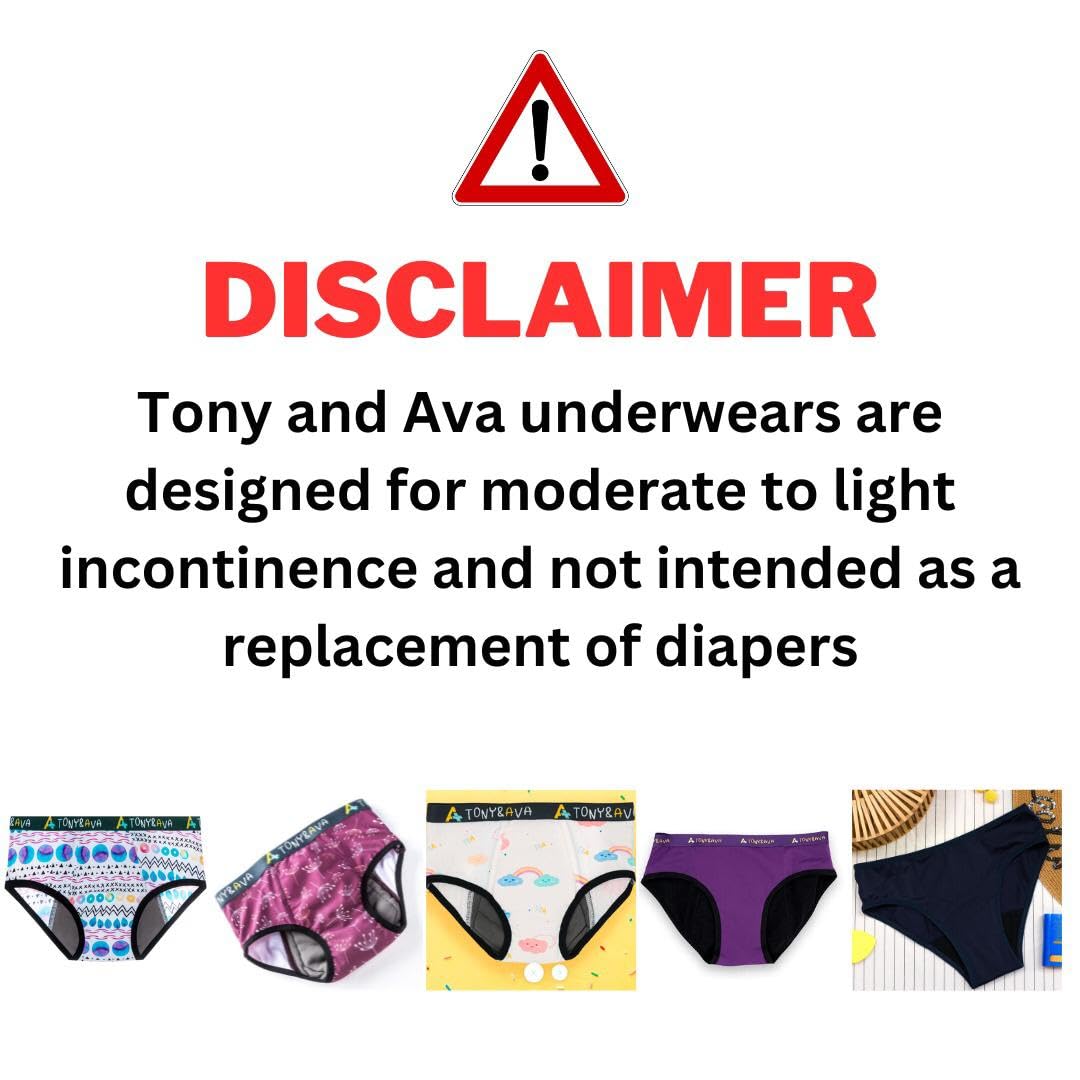 Incontinence Underwear for Girls, Teens & Women with Special Needs – Transitional Briefs for Catheterization, Daytime Leaks & Light Protection | Comfortable & Discreet Alternative to Diaper | M