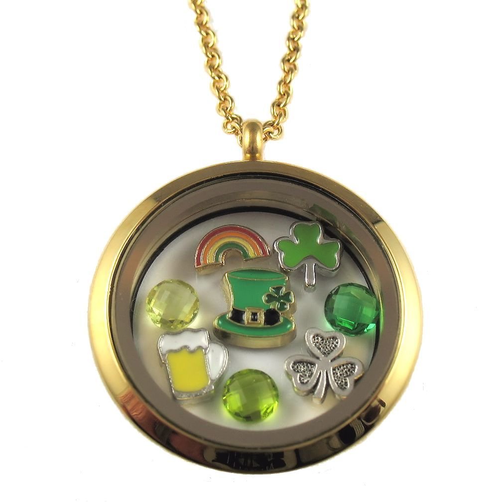 FCL Designs® - Saint Patrick's Day Theme Floating Charms Combination for Lockets