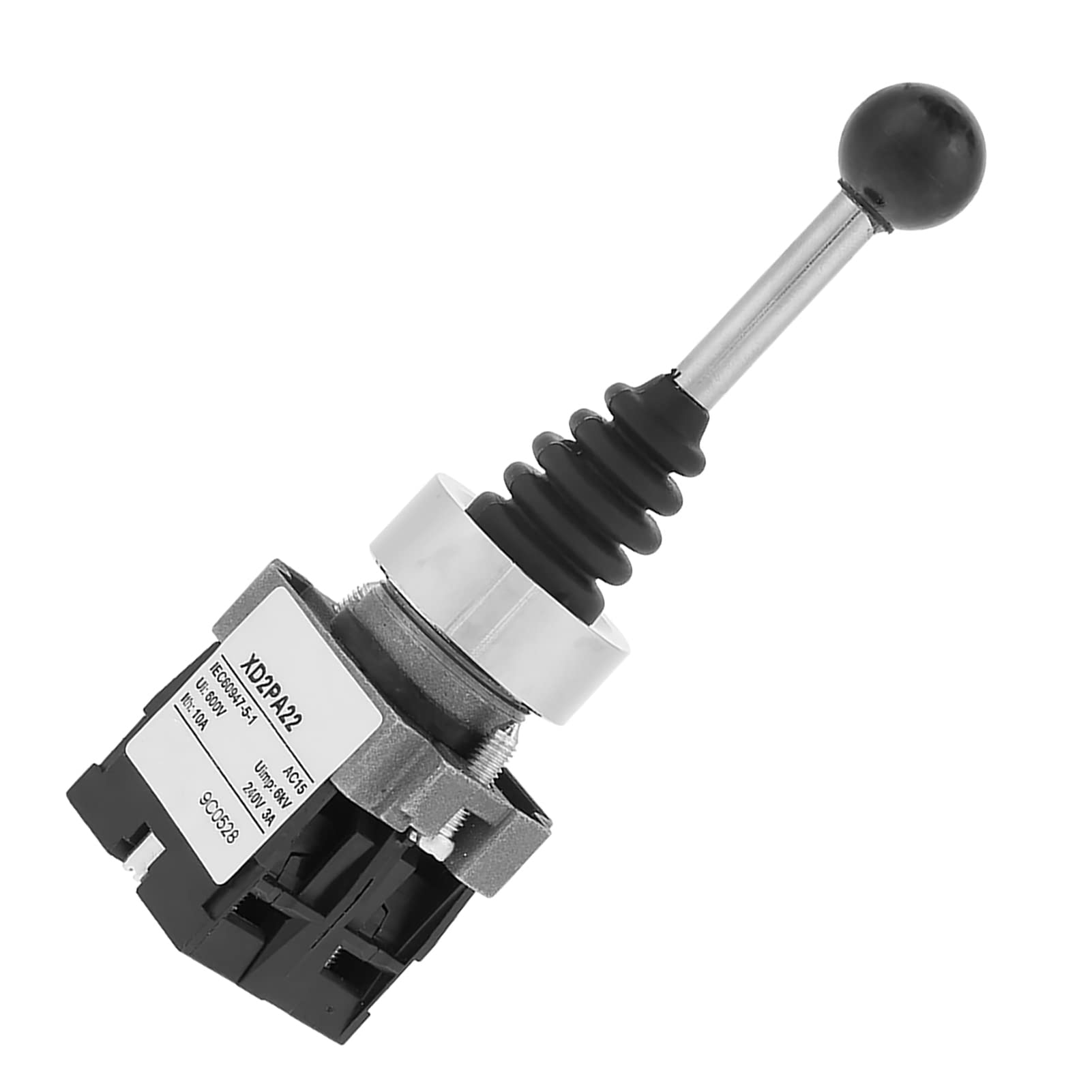 Joystick Switch, XD2-PA22CR Model, Waterproof Oilproof 2NO Joystick Switch, for DC Circuits for Magnetic Starter