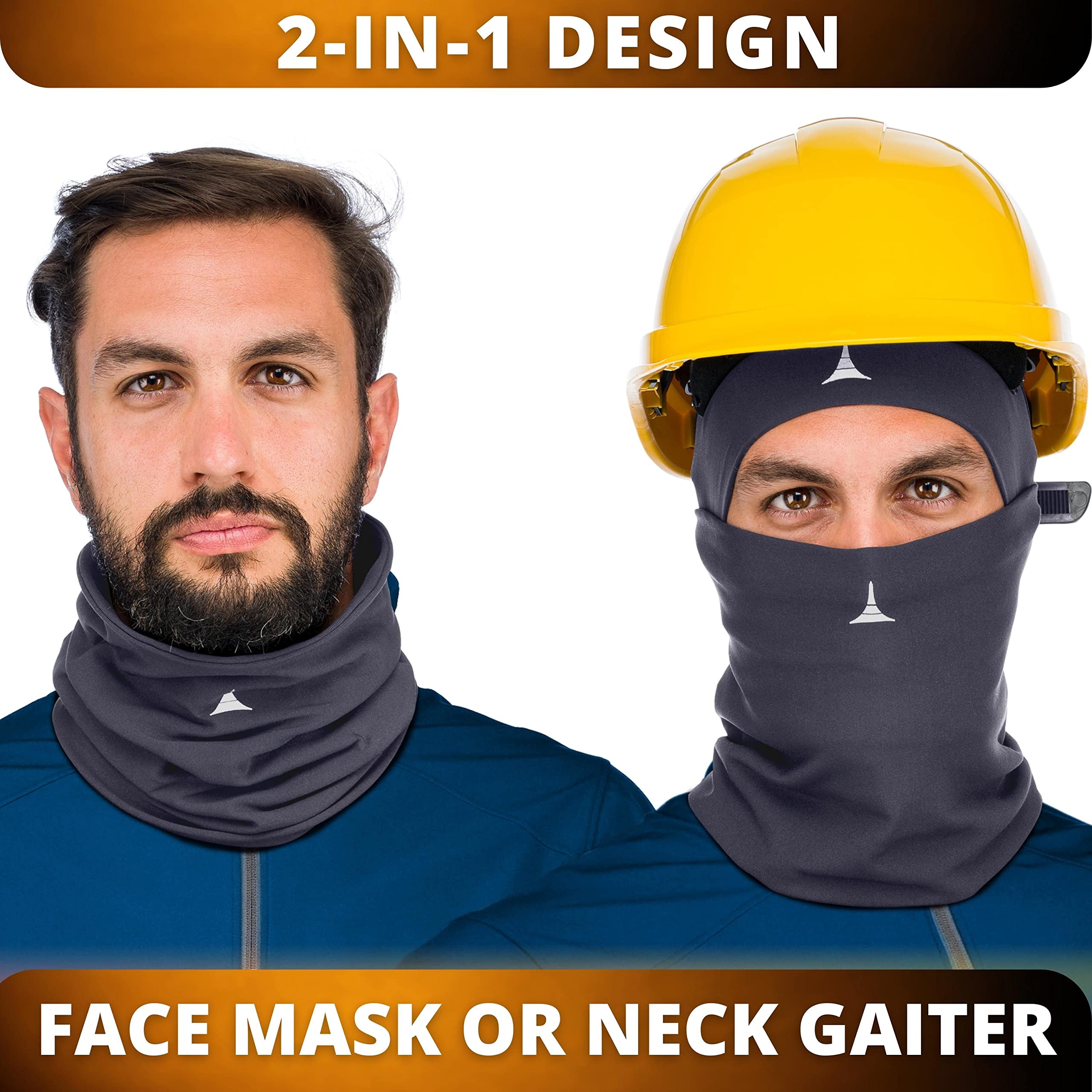 French Fitness Revolution Face Mask Reusable β Balaclava Neck Gaiter β Face Cover for Dust