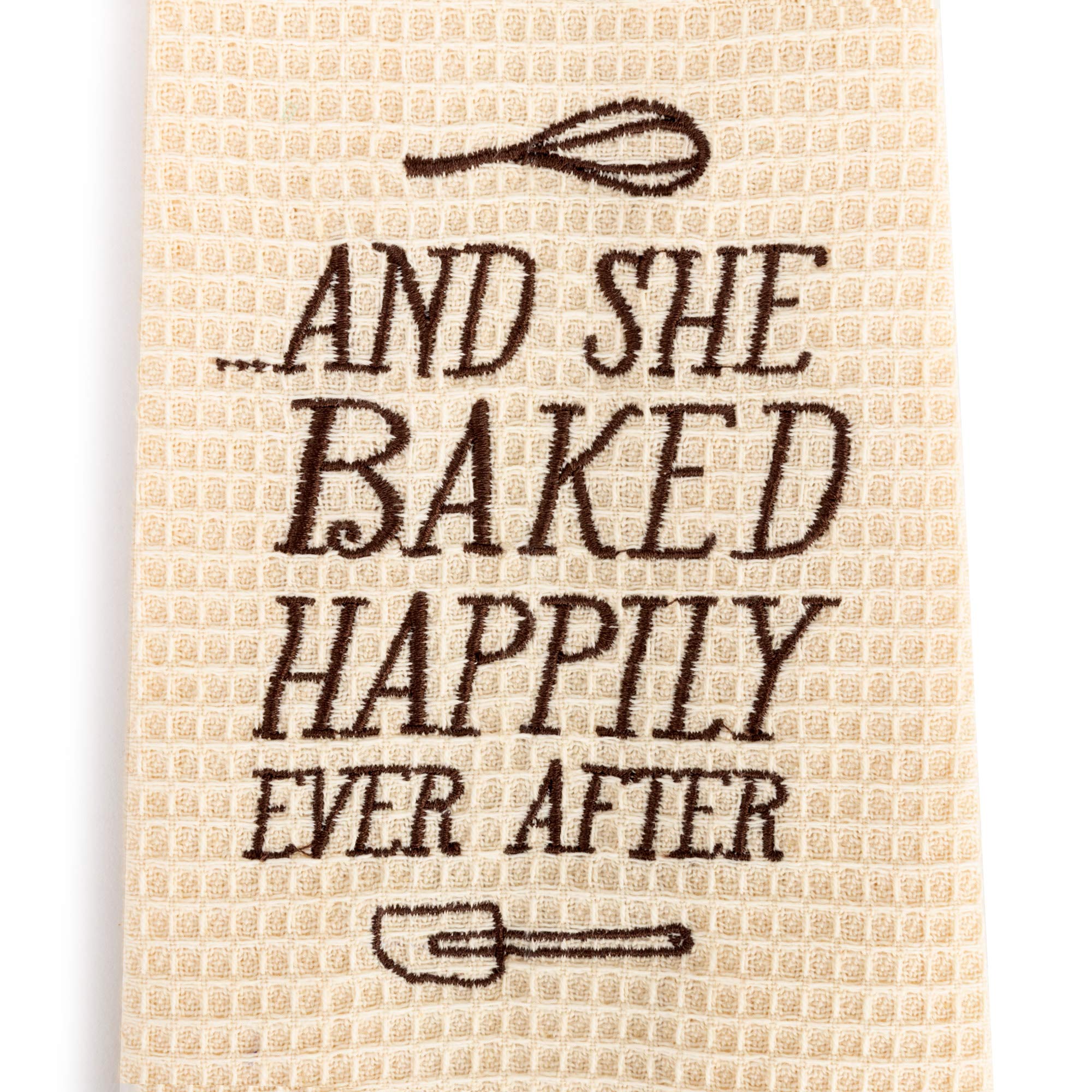 Happily Ever After Sky Blue One Size Cotton Fabric Dish Towel Kitchen Boa