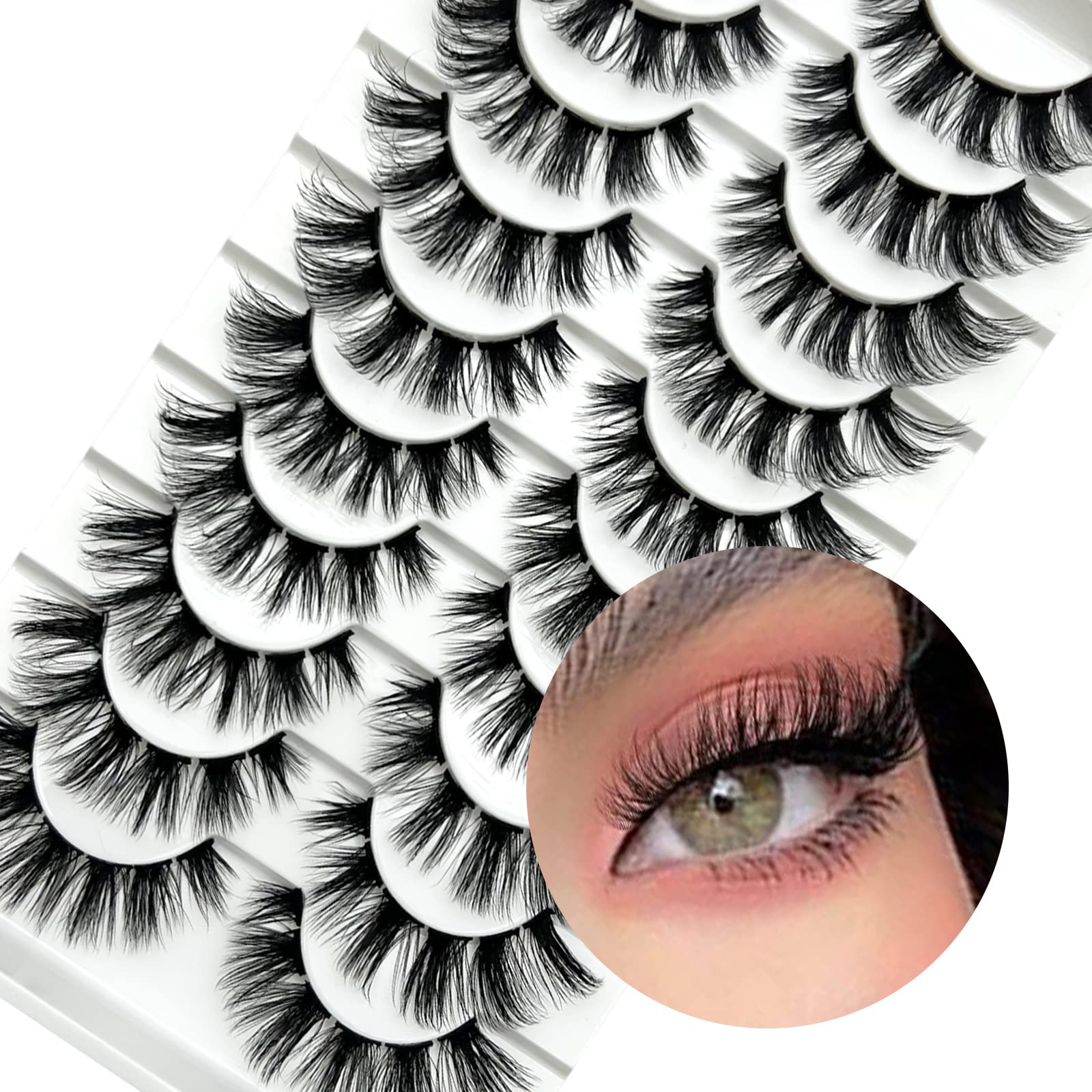 Lash Extension Kit Plant Fibre Lashes Super Soft Handmade DIY Clusters False Eyelashes that Look Like Extensions Fluffy Individual Lashes 120 Clusters 10-16MM Wispy 6D Fake Eyelash Pack, by TMIELYBS