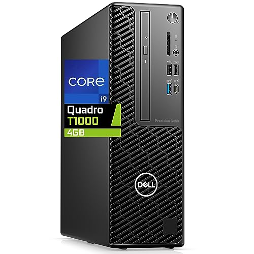 Dell Precision 3460 Desktop, i9-12900K, 64GB RAM, 2TB NVMe SSD, Nvidia Quadro T1000 4GB Graphics, DVDRW, USB C, HDMI, Mini-DisplayPort, AC Wi-Fi USB, BT, Windows 11 Pro
