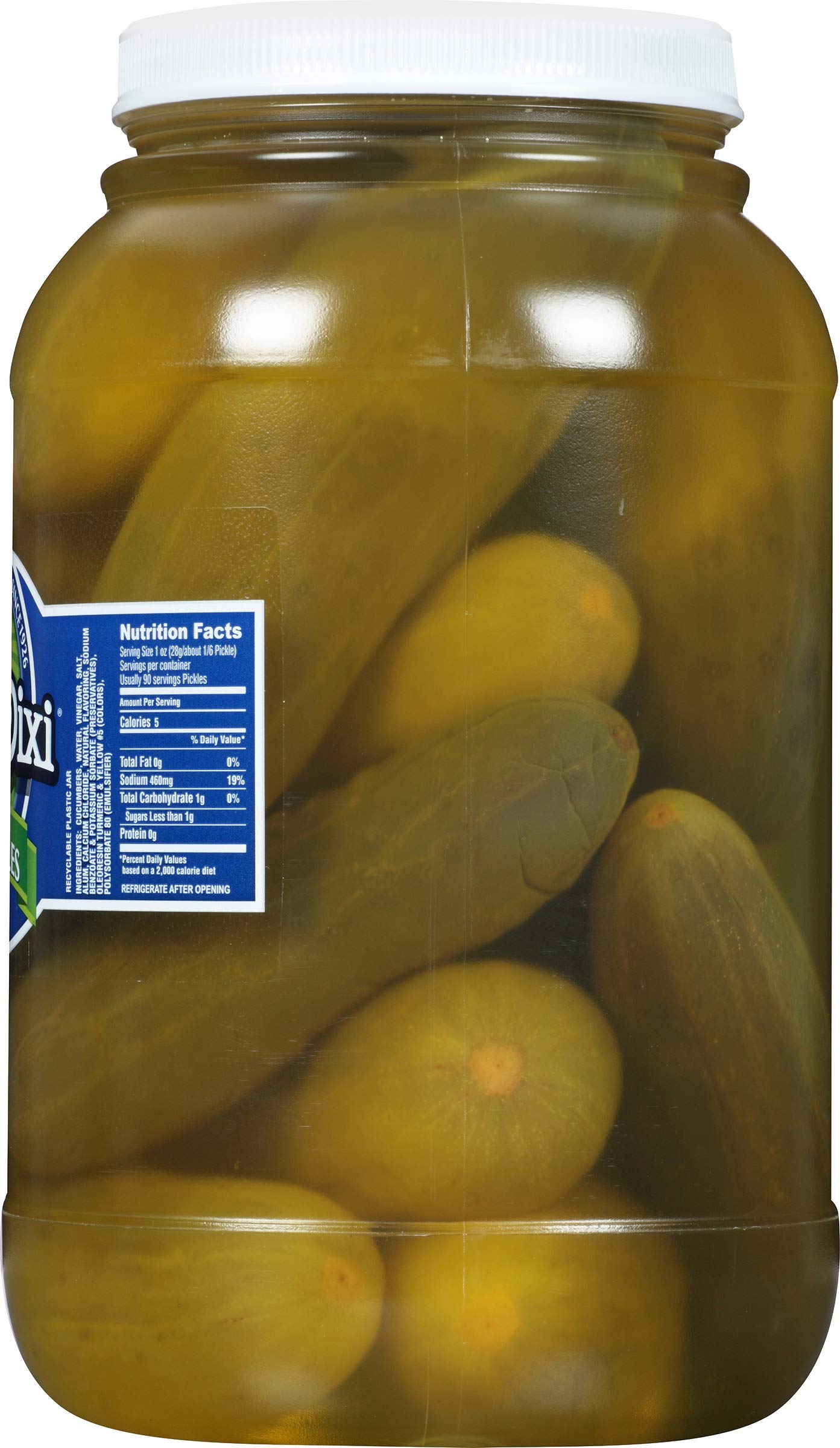 Del-Dixi Dill Pickles 1 Gal 12-16 count