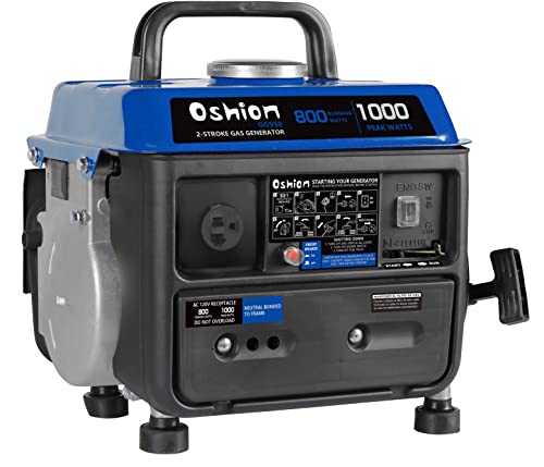 TUFFIOM GG950 Portable Generator, 1000W Gasoline Powered Generator Creat for Camping Back Yard BBQ's and Parties,EPA & CARB Compliant
