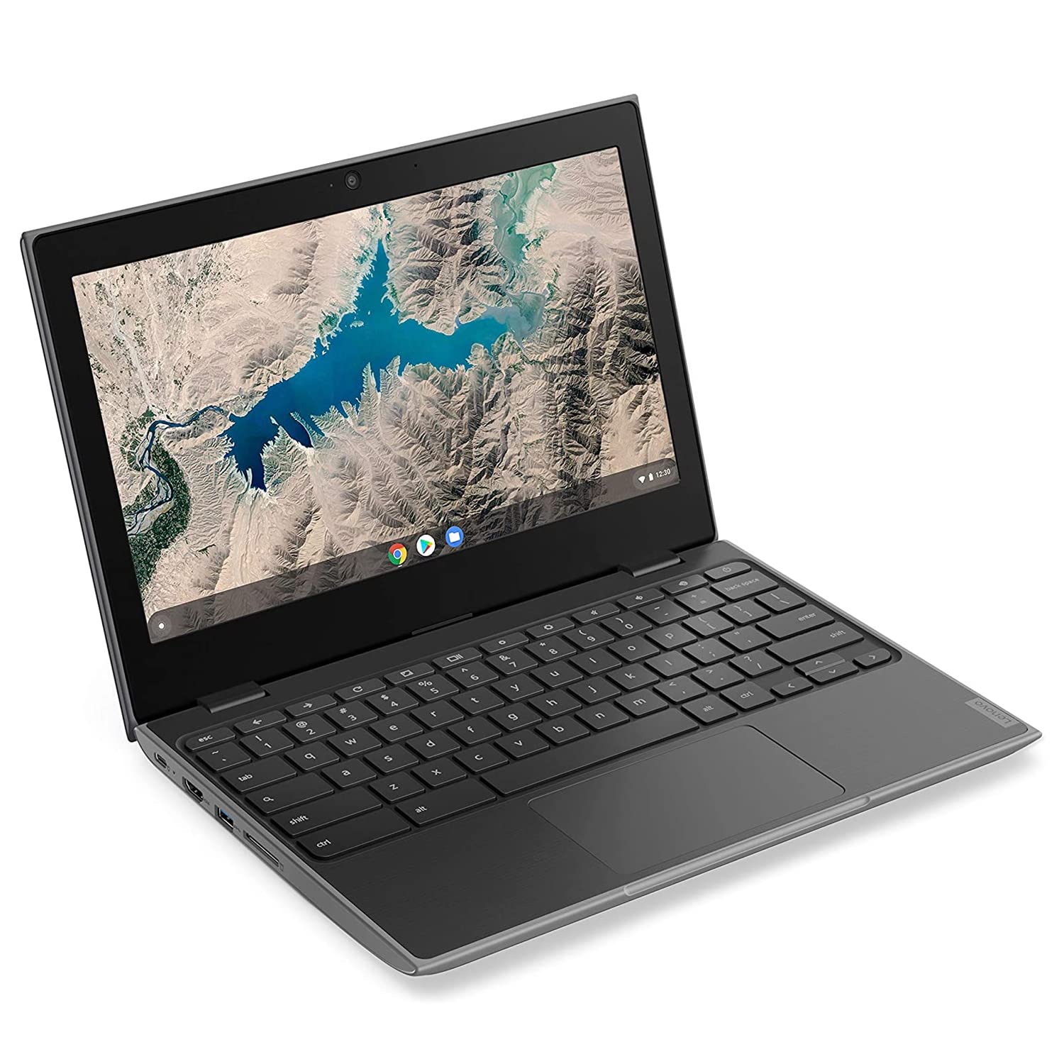Lenovo 100e 2nd Gen 11.6" HD Chromebook, MediaTek MT8173C 2.1GHz Processor, 4GB RAM, 32GB eMMC, Webcam, Chrome OS, Black
