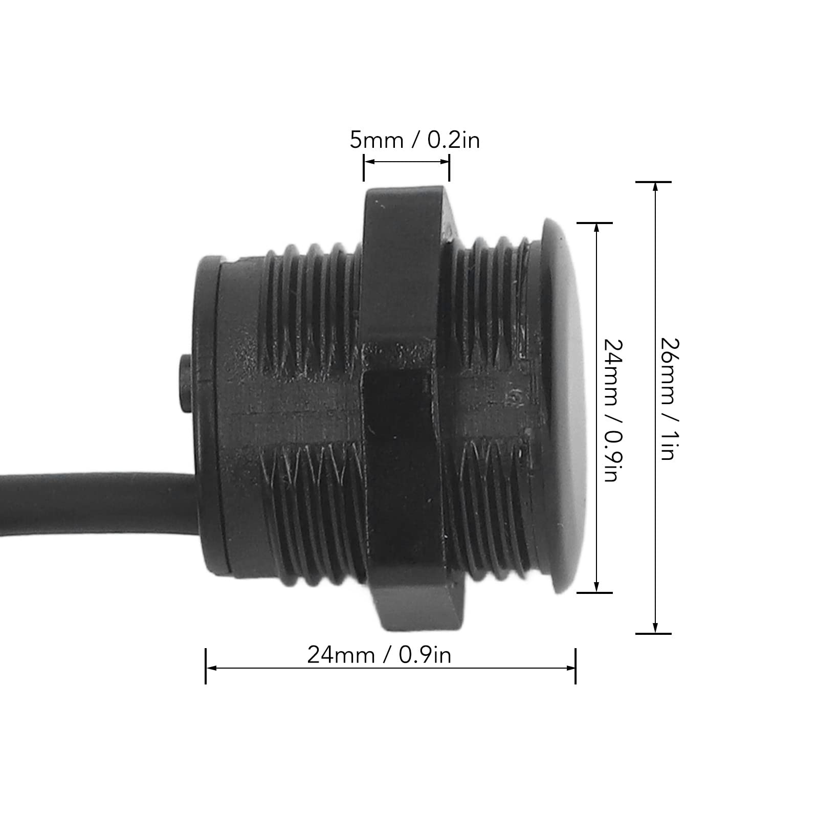Infrared Ranging Sensor, Multifunctional Smart Proximity Sensing DC5‑24V 10‑4000mm Adjustment IR Obstacle Avoidance Sensor for Automation Control