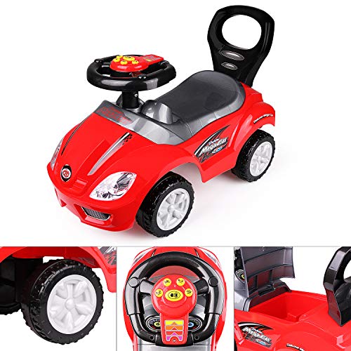 Freddo Toys Deluxe Mega Ride on Push Car Foot to Floor (Red)