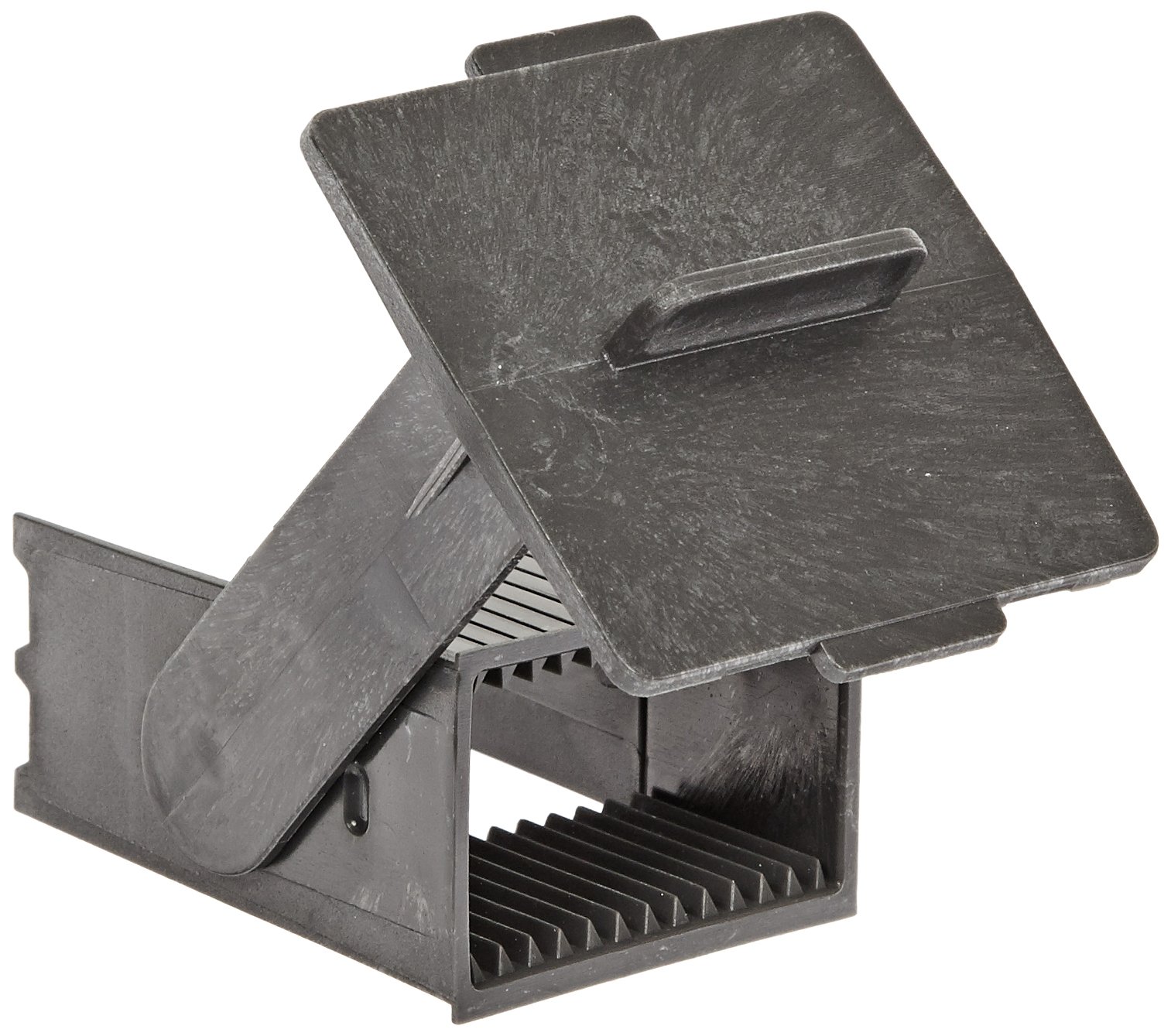 Simport EasyDip M905-12DGY Acetal Vertical Slide Staining Rack, Gray, 2-1/2" L x 2-1/4" W x 3-3/4" H (Case of 6)