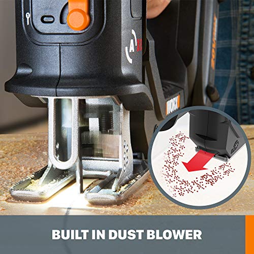 Worx WX550L.9 20V Power Share Axis Cordless Reciprocating & Jig Saw (Tool Only)
