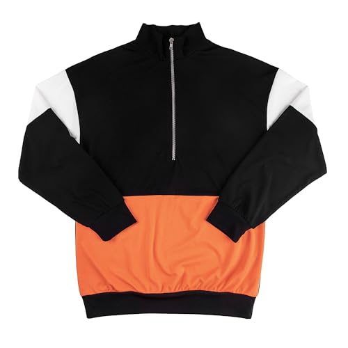 EOSIEDUR Women's Two Piece Outfits Zip Top Jacket and Elastic Waistband Pant Women Sweatsuit Tracksuit Sets, Black M